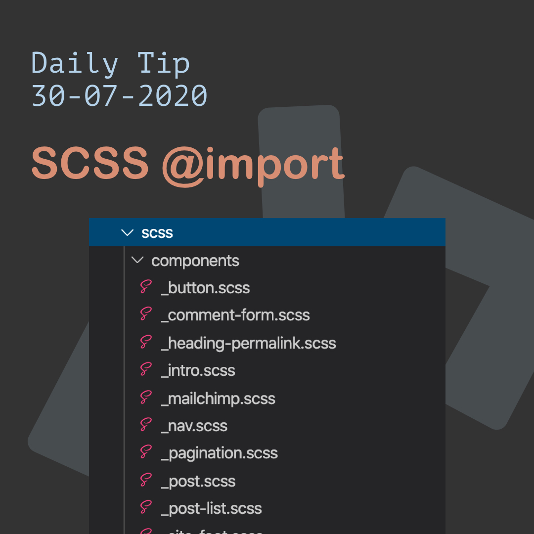 SCSS import Import Sub Files In CSS