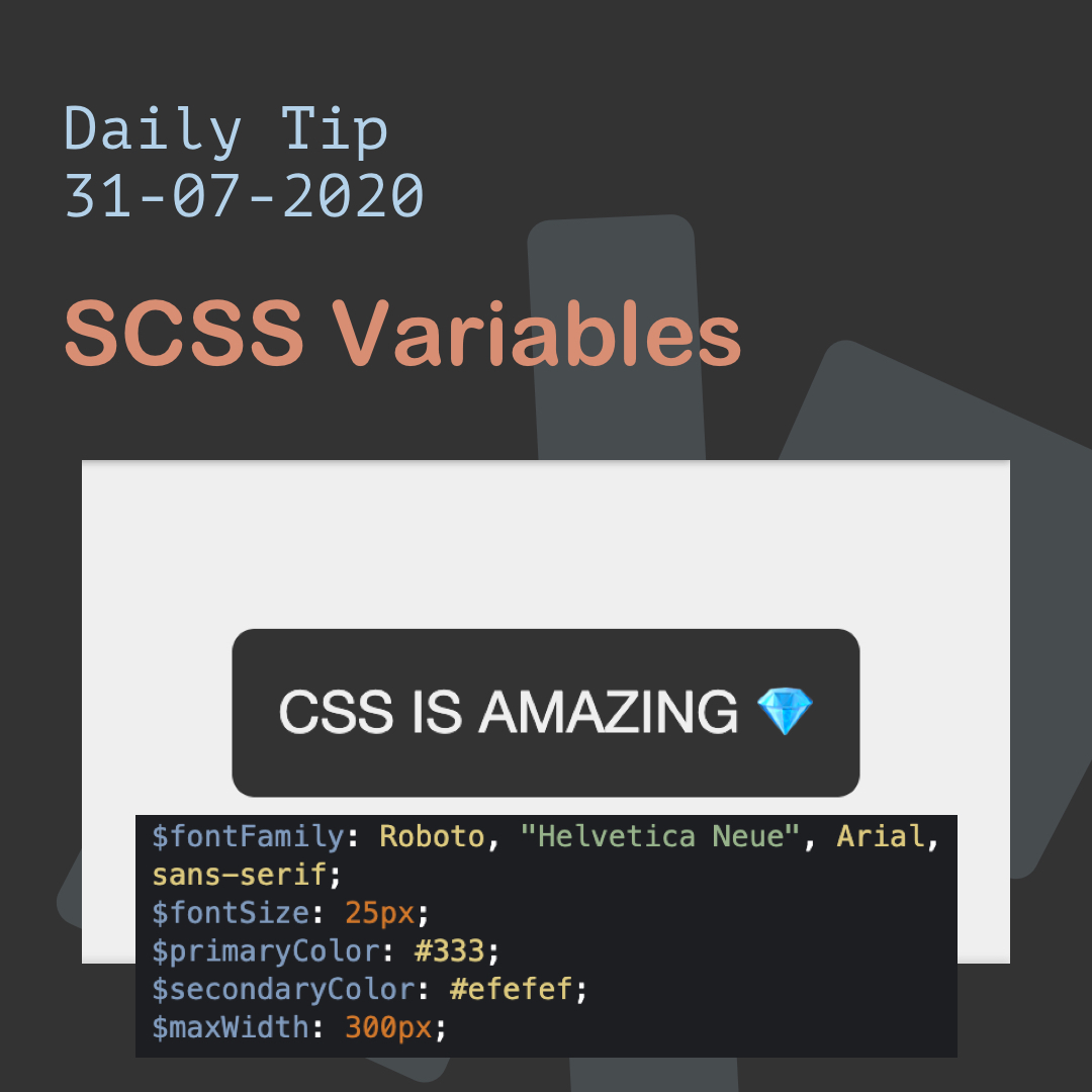 SCSS Variables How Variables Work In SCSS